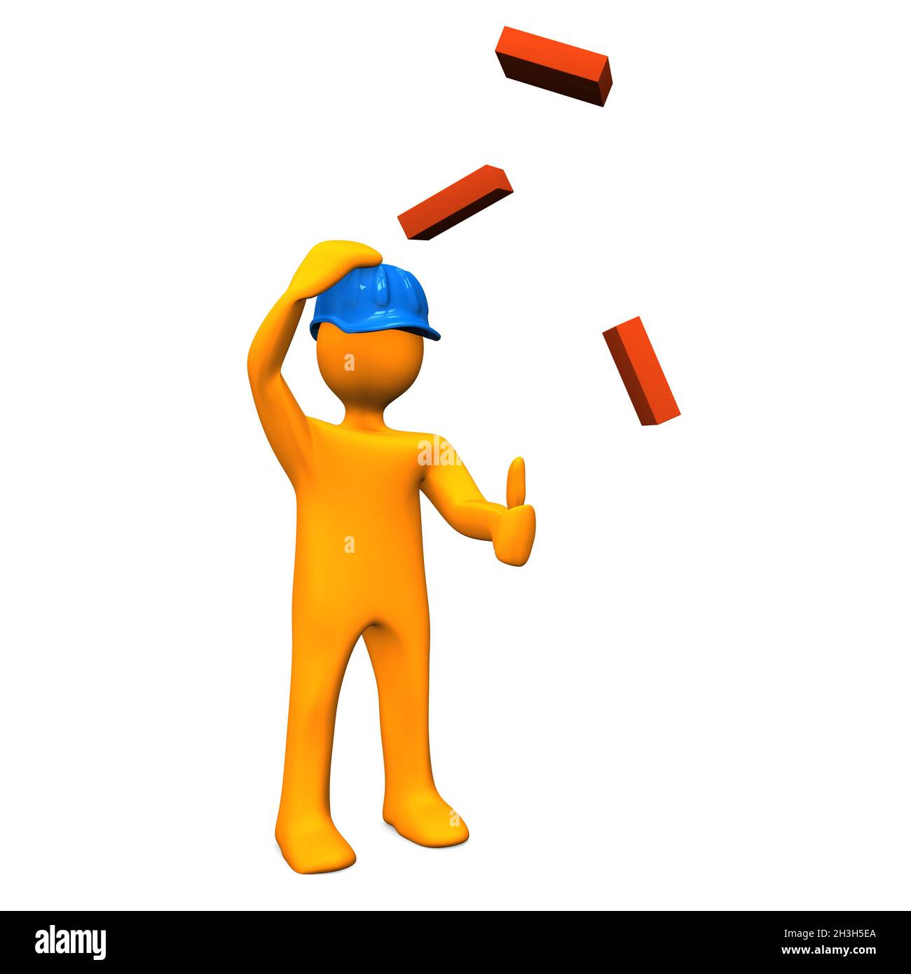 Measures for construction site safety Cut Out Stock Images & Pictures ...