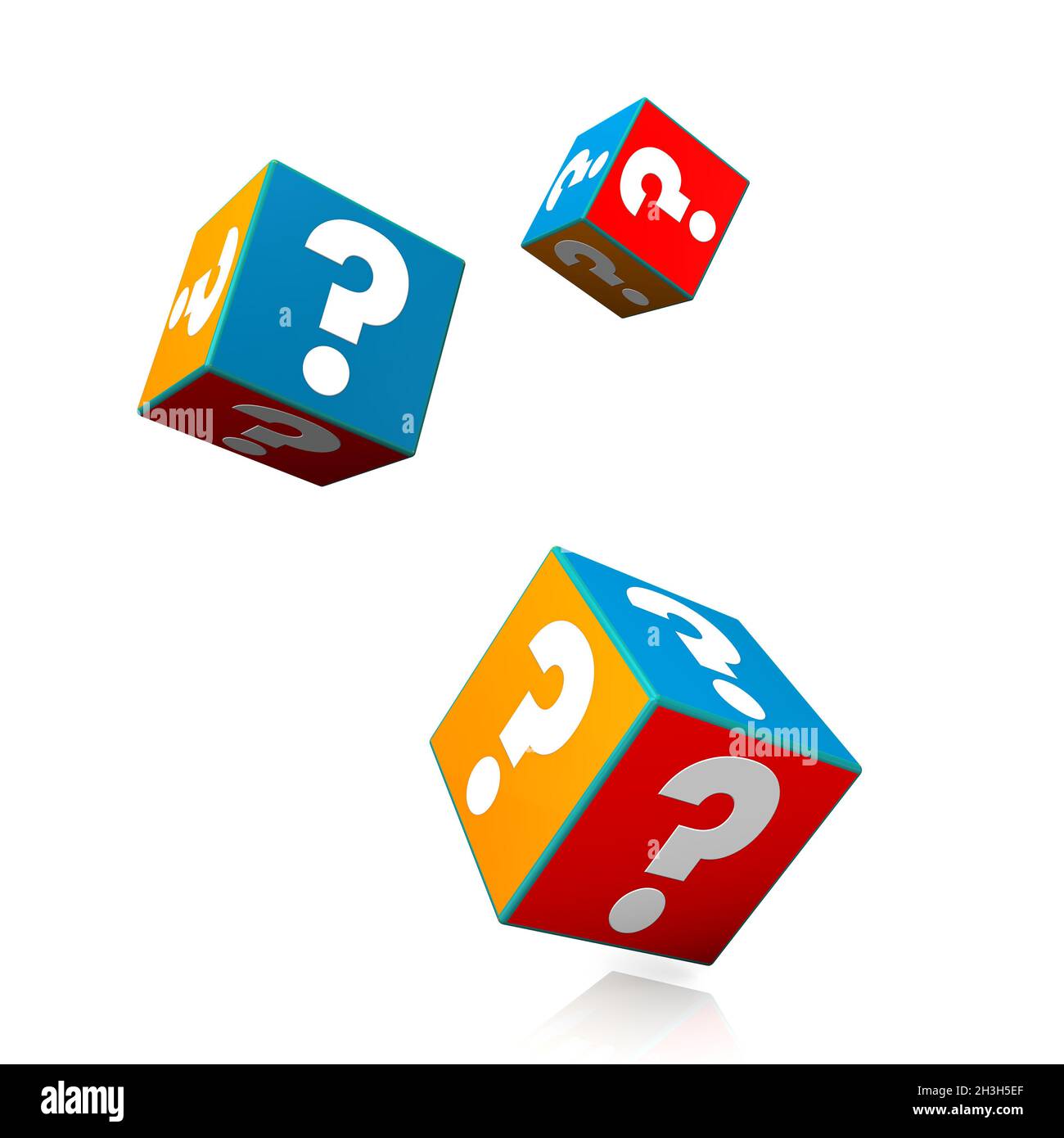 Figure with question mark Cut Out Stock Images & Pictures - Alamy