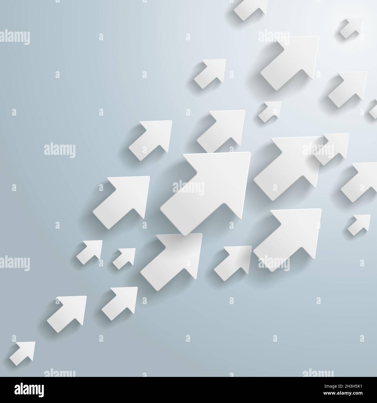 White arrows hi-res stock photography and images - Alamy