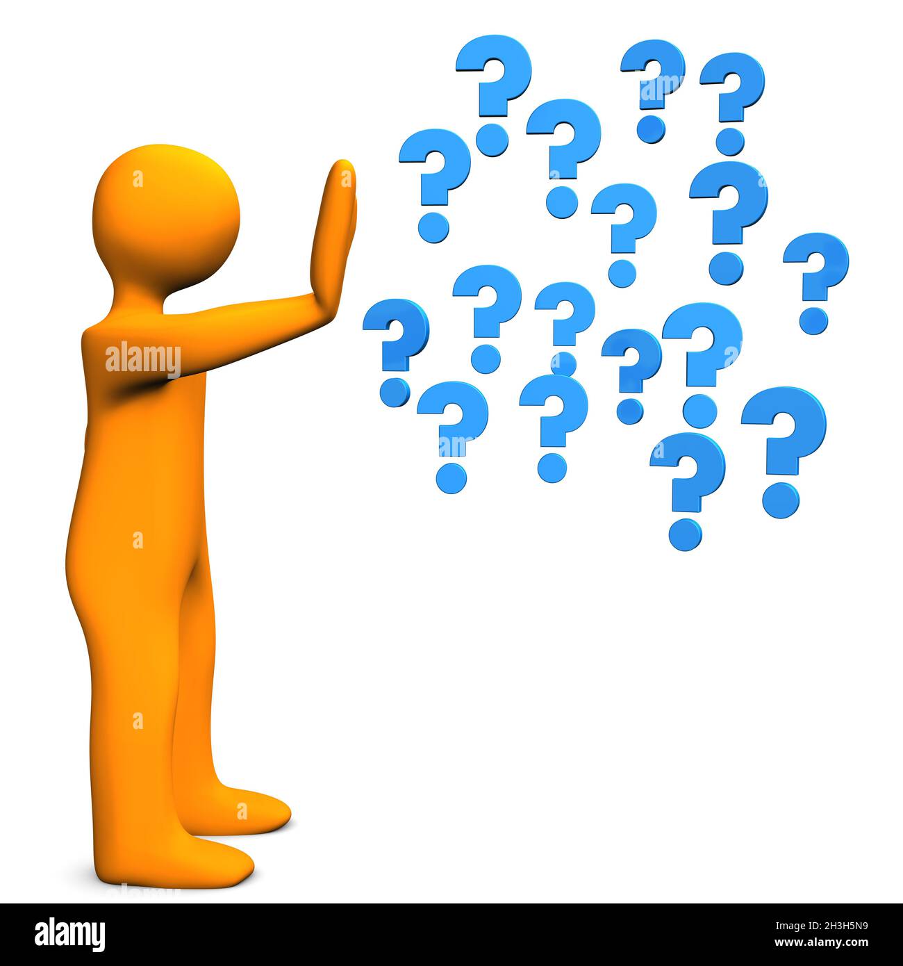 Manikin Stop Questions Stock Photo - Alamy