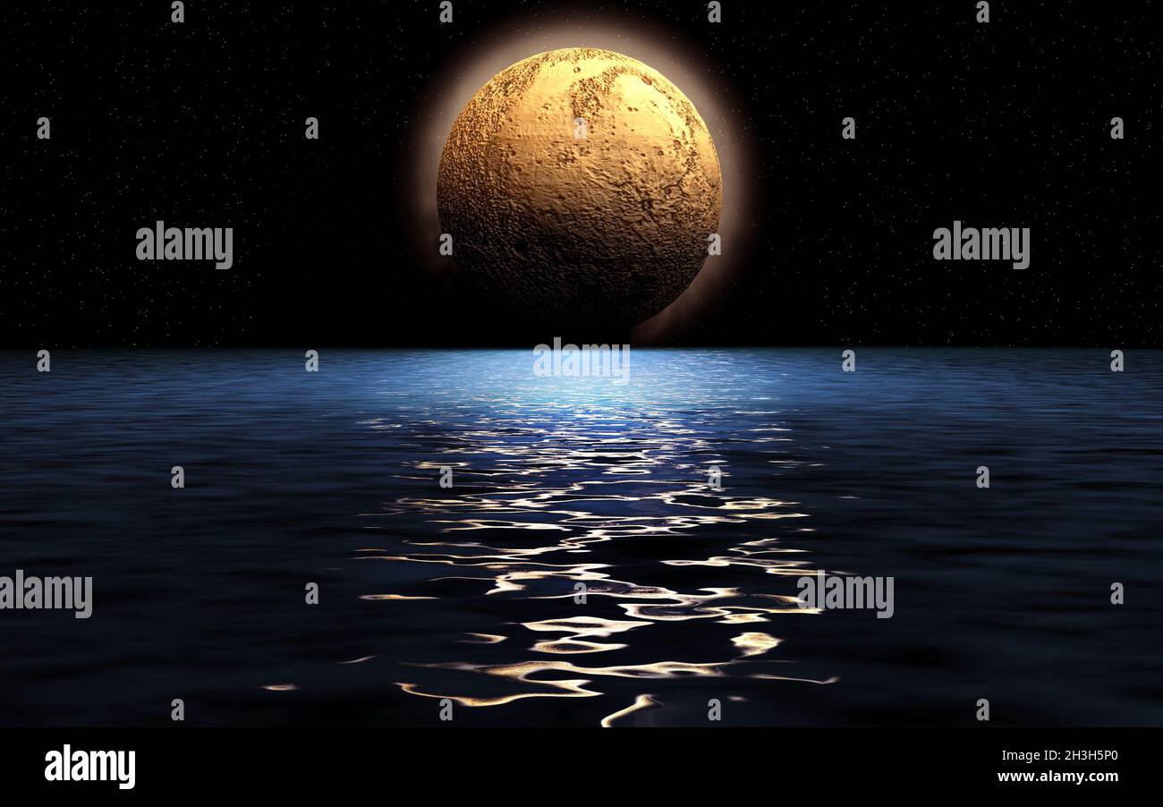 Romantic moon hi-res stock photography and images - Alamy