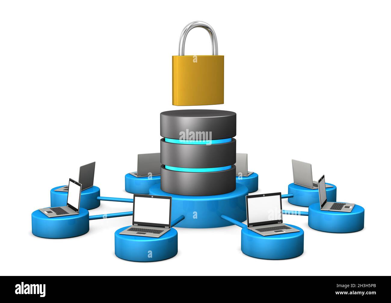 Information network database Cut Out Stock Images & Pictures - Alamy