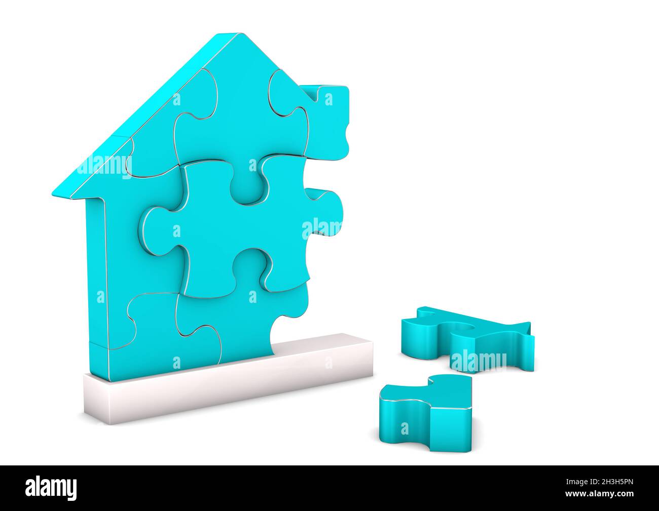 House built Cut Out Stock Images & Pictures - Alamy