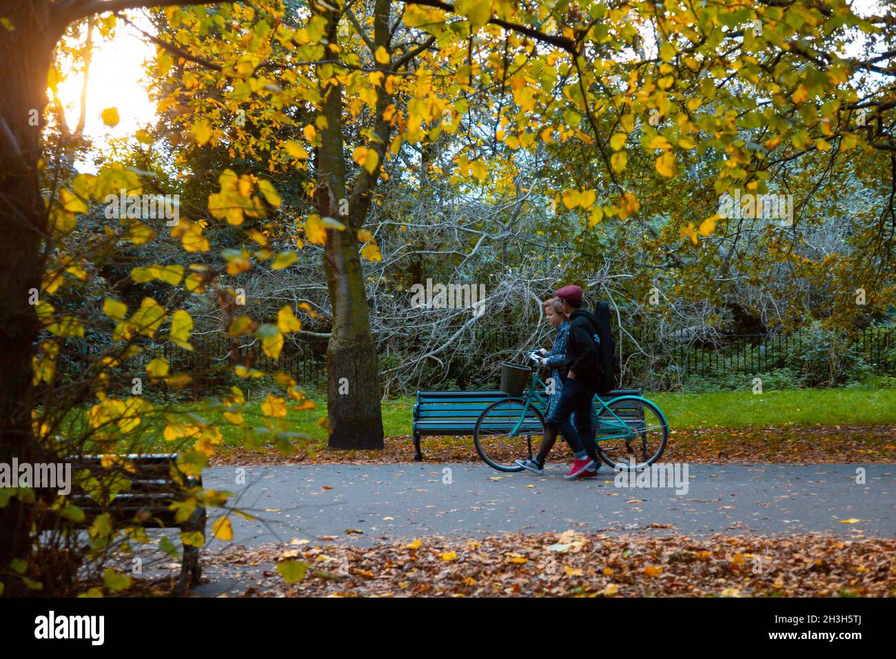 London, England, UK. 28th Oct, 2021. Regent's Park in London, UK has ...