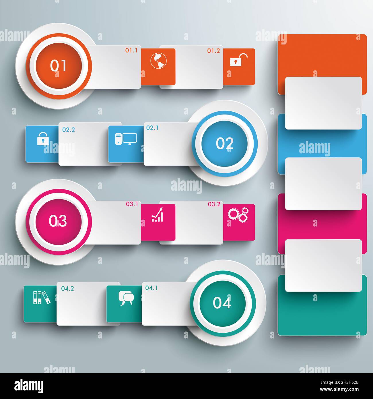 Four rectangles hi-res stock photography and images - Alamy