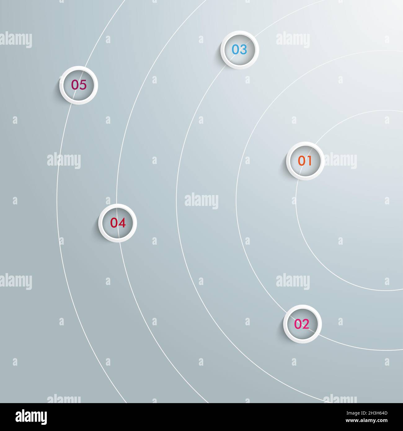 Planet Infographic PiAd Stock Photo - Alamy
