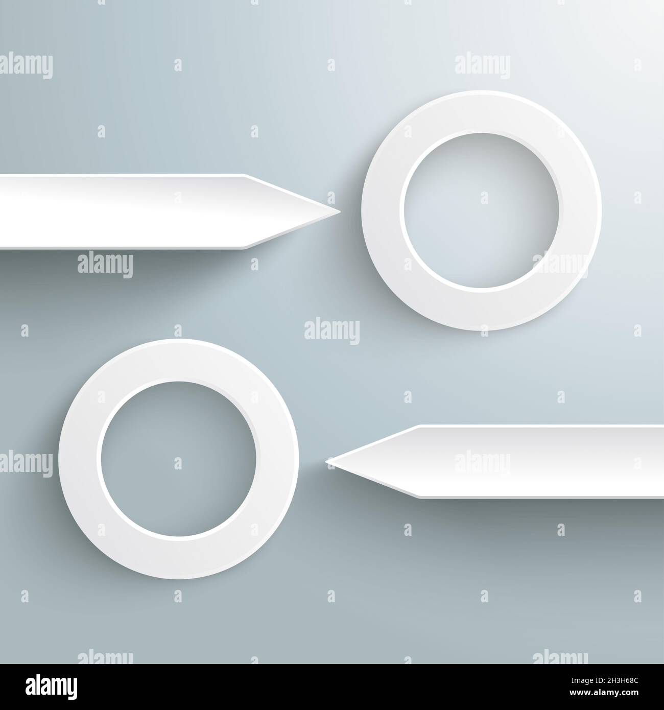 Two arrows and circle hi-res stock photography and images - Alamy