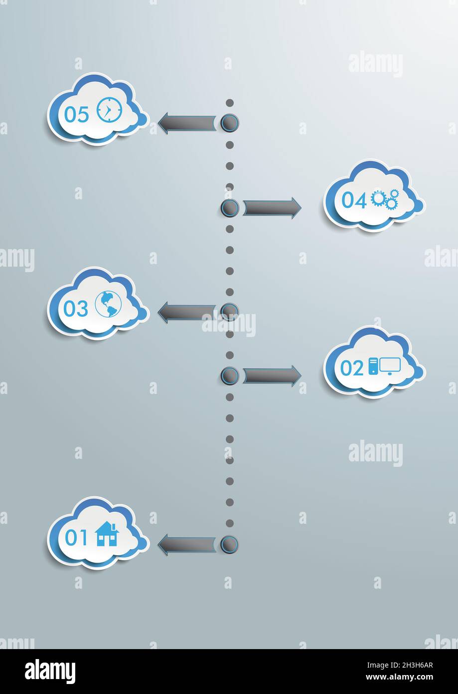 Timeline infographic hi-res stock photography and images - Alamy