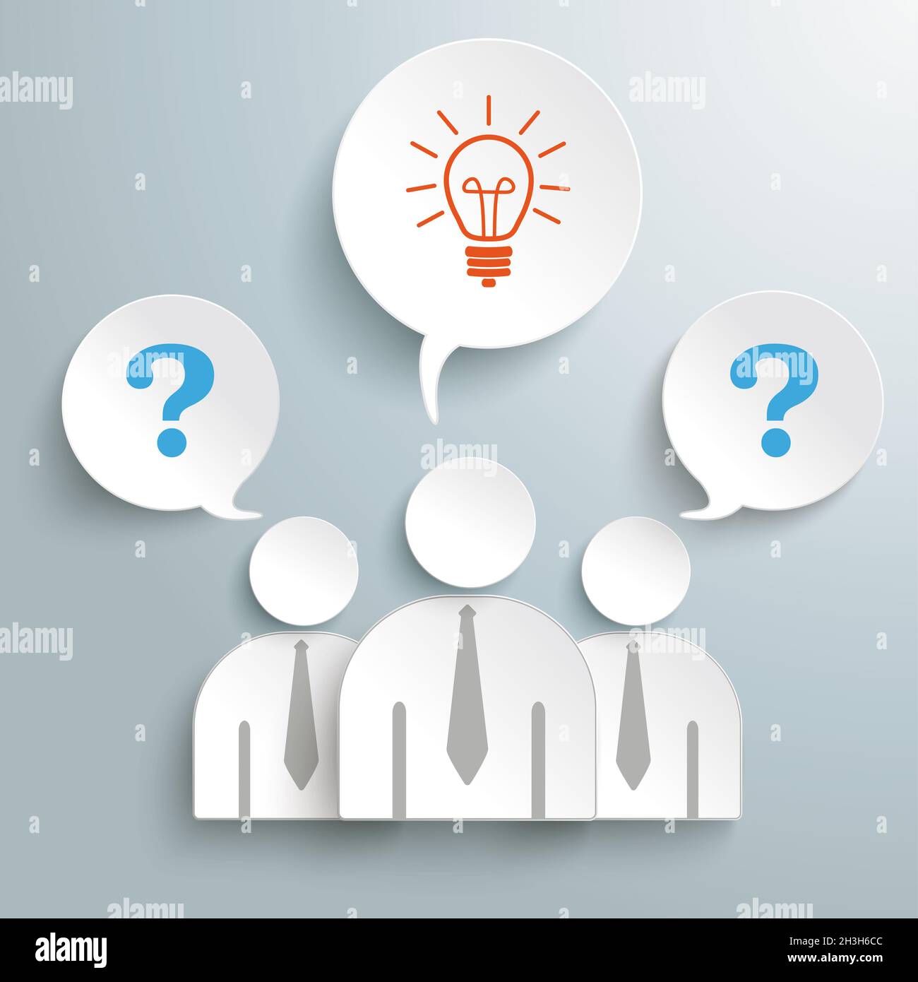 Vector illustration questions speech hi-res stock photography and ...