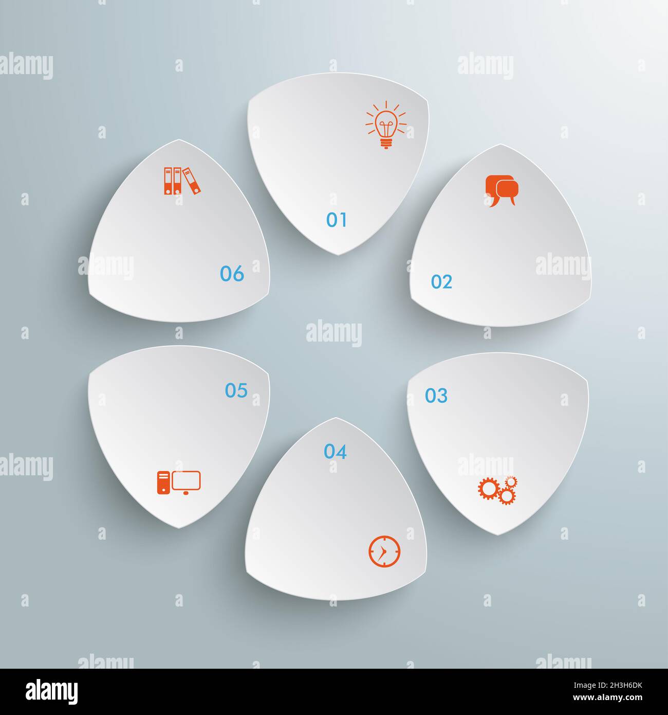 Blue business triangles hi-res stock photography and images - Alamy