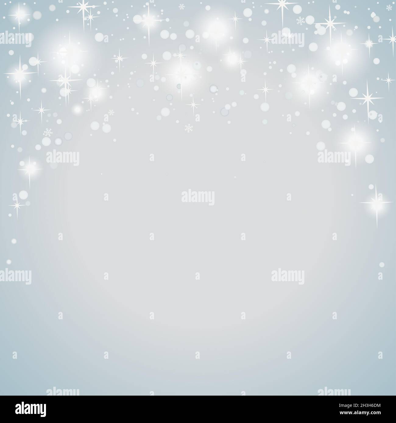 Snow Stars Background Stock Photo - Alamy