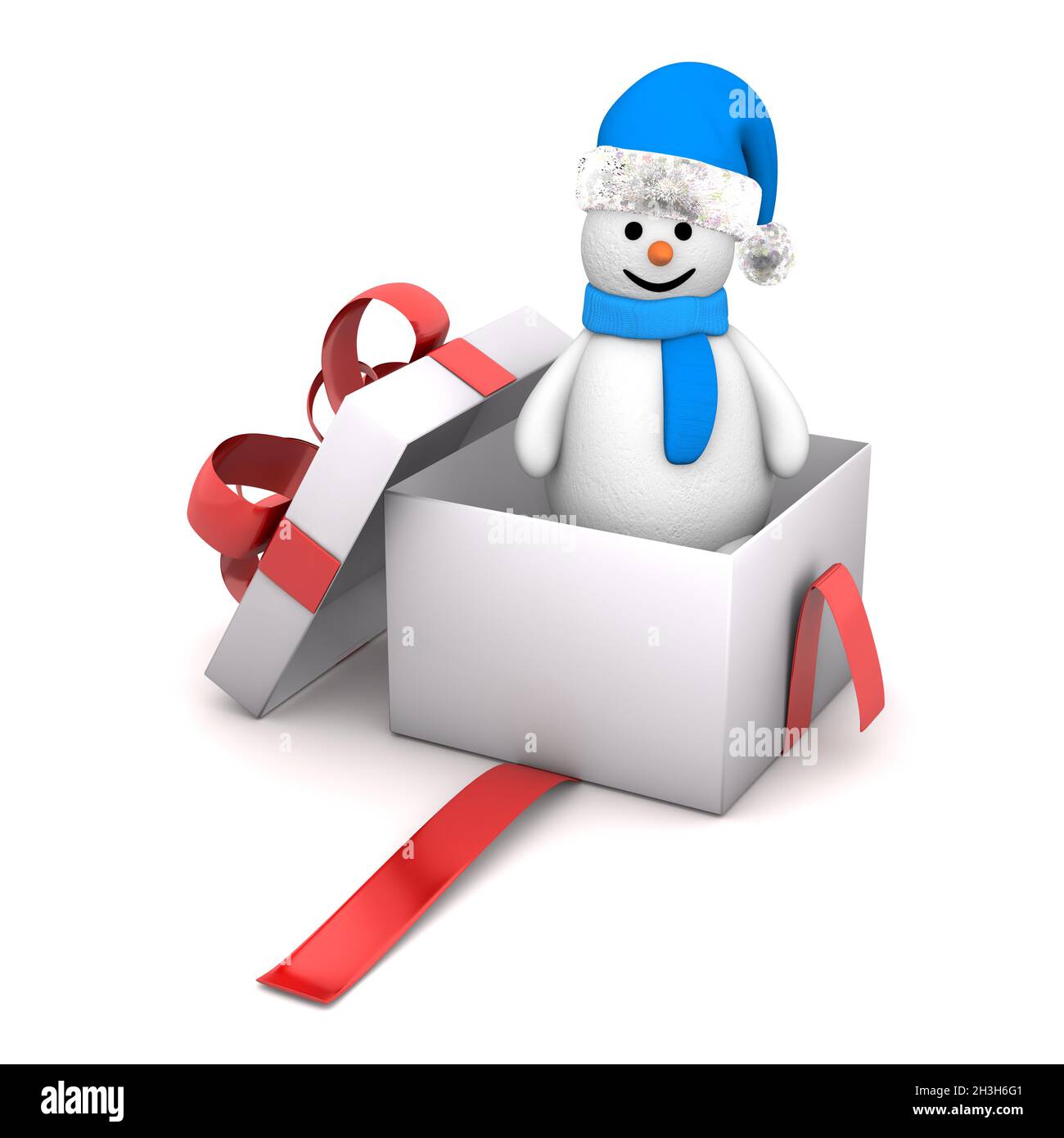 Snowman gift hi-res stock photography and images - Alamy