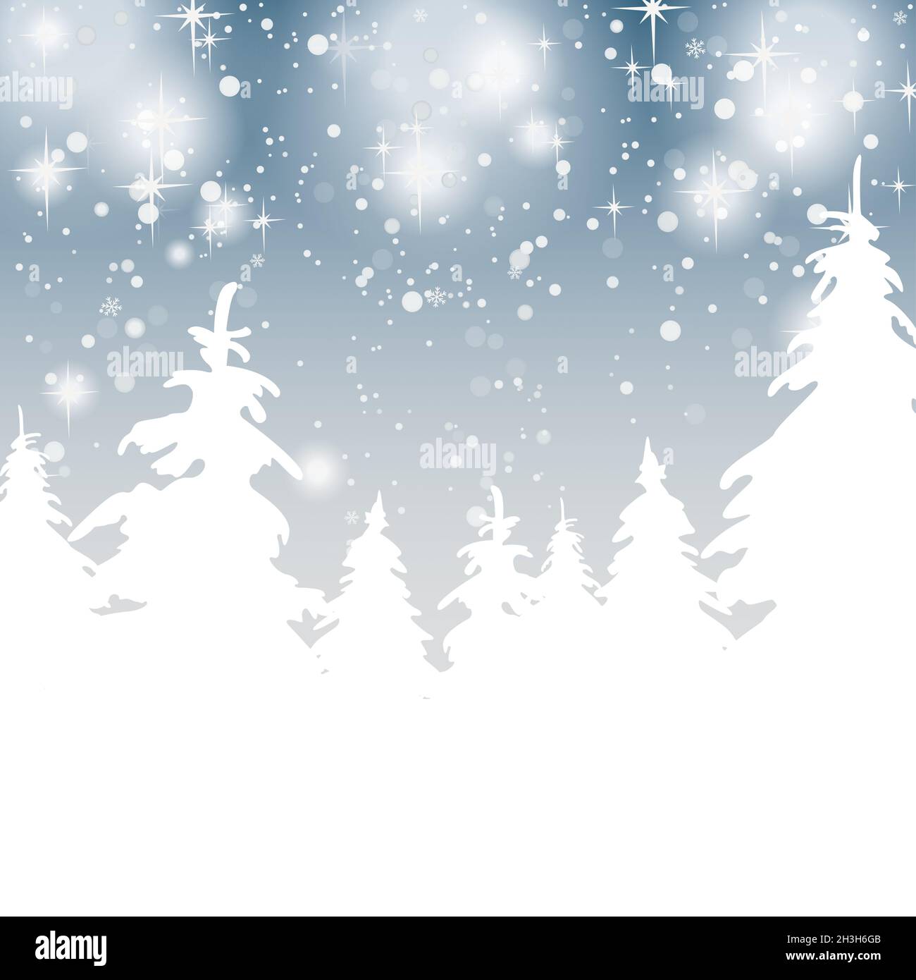 Snow Stars Background Stock Photo - Alamy