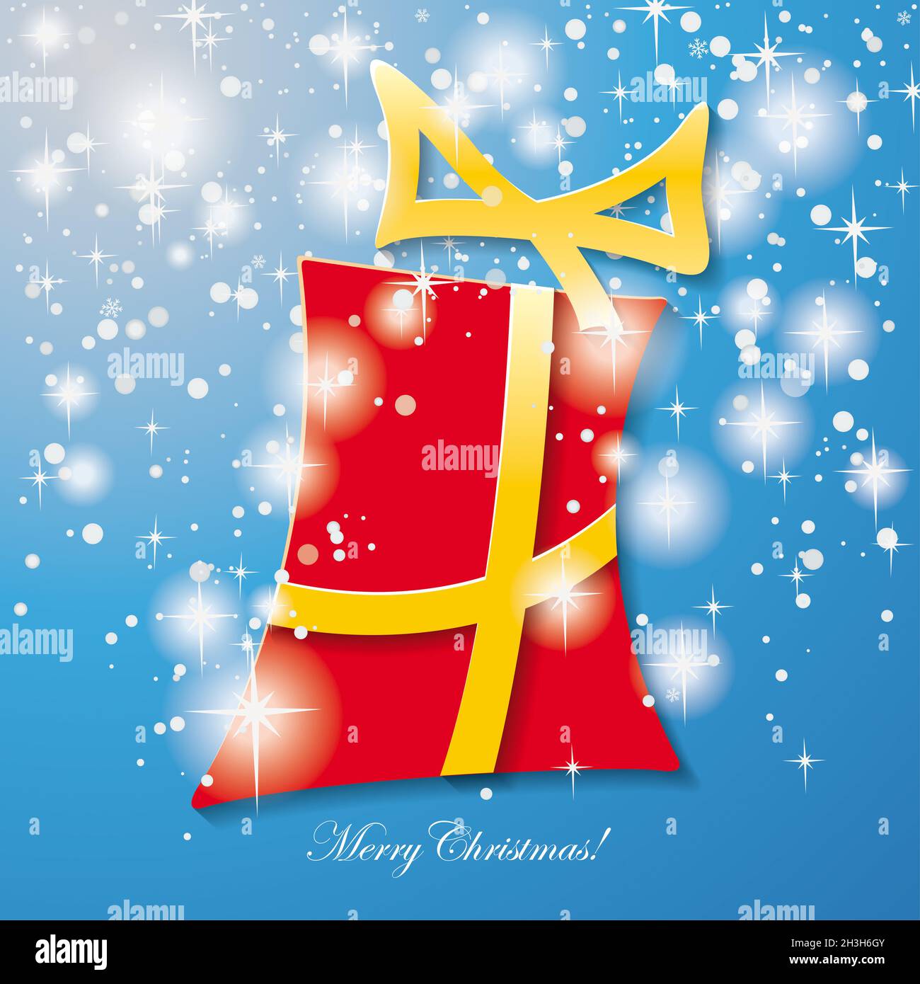 Red Gift Stars Background Stock Photo - Alamy