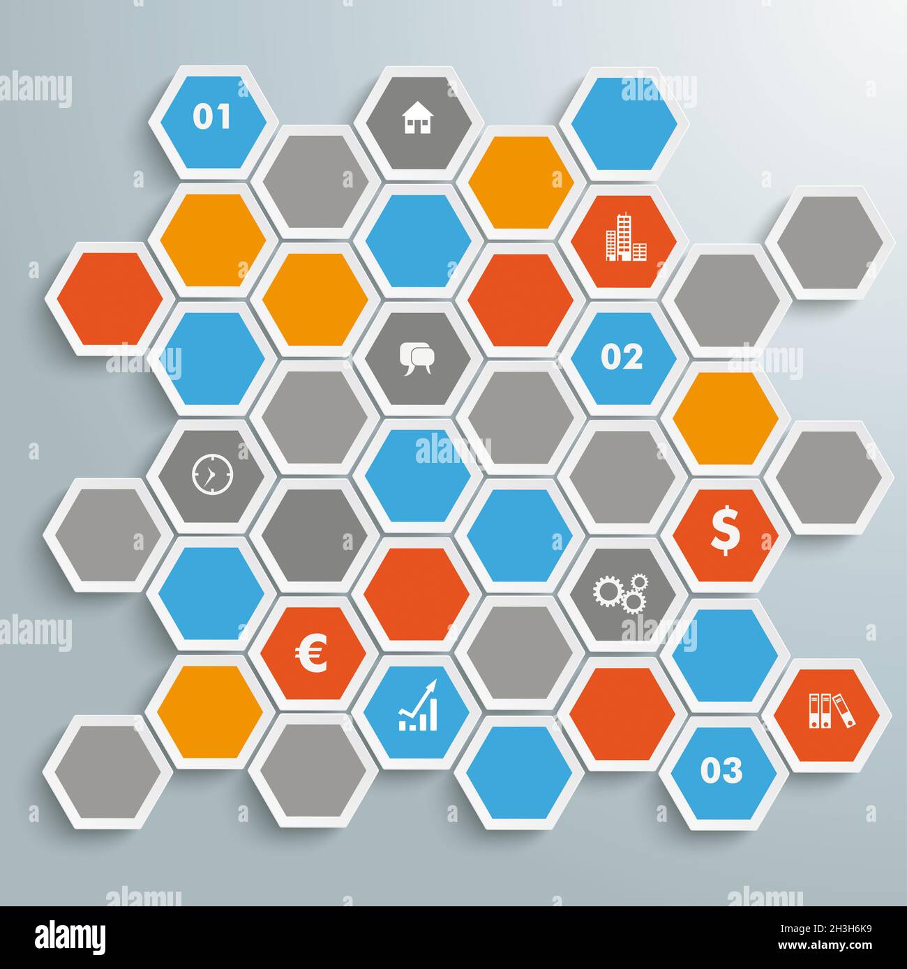 Honeycomb layout hi-res stock photography and images - Alamy