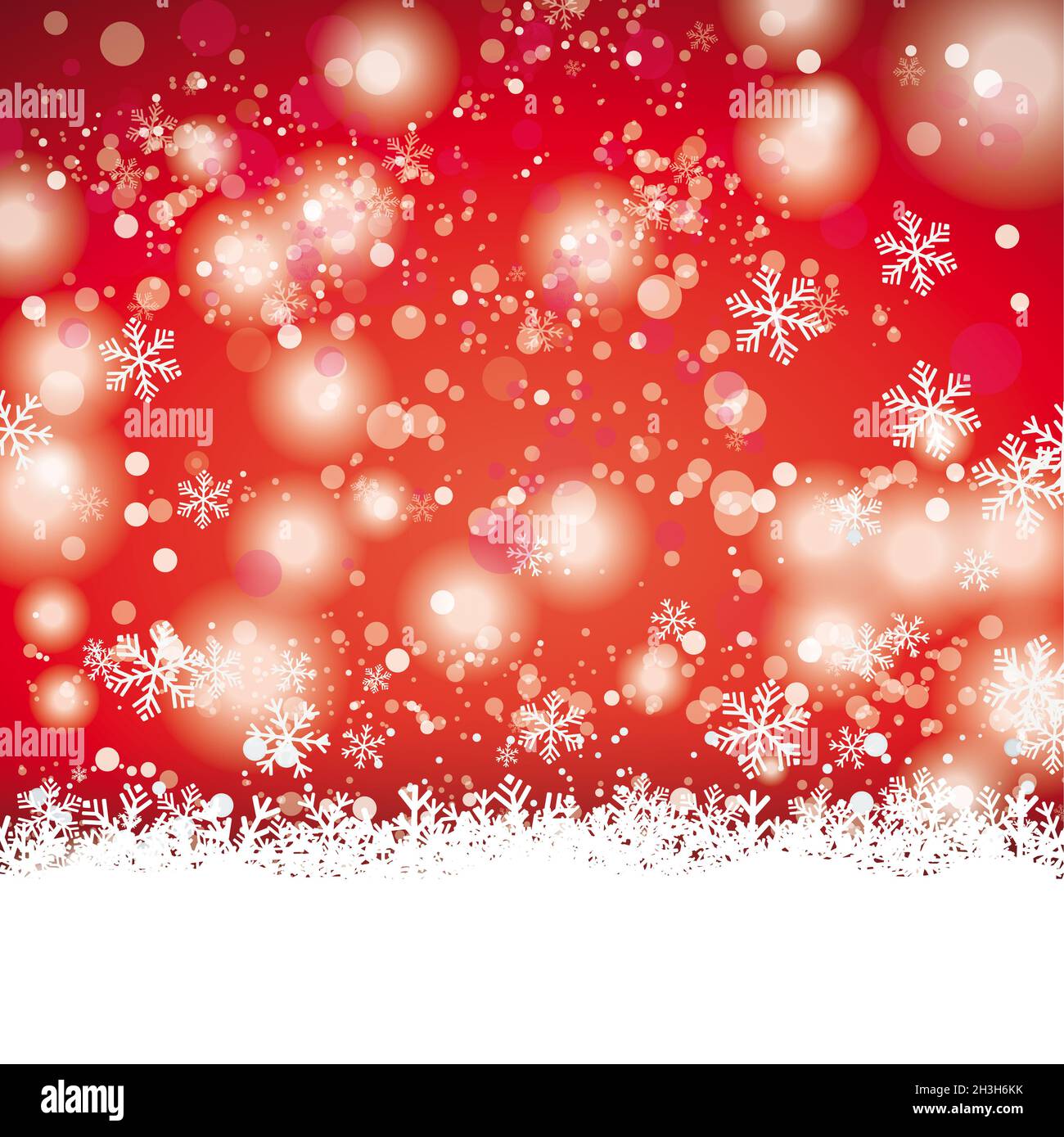 Snow Red Centre Line Background Stock Photo - Alamy