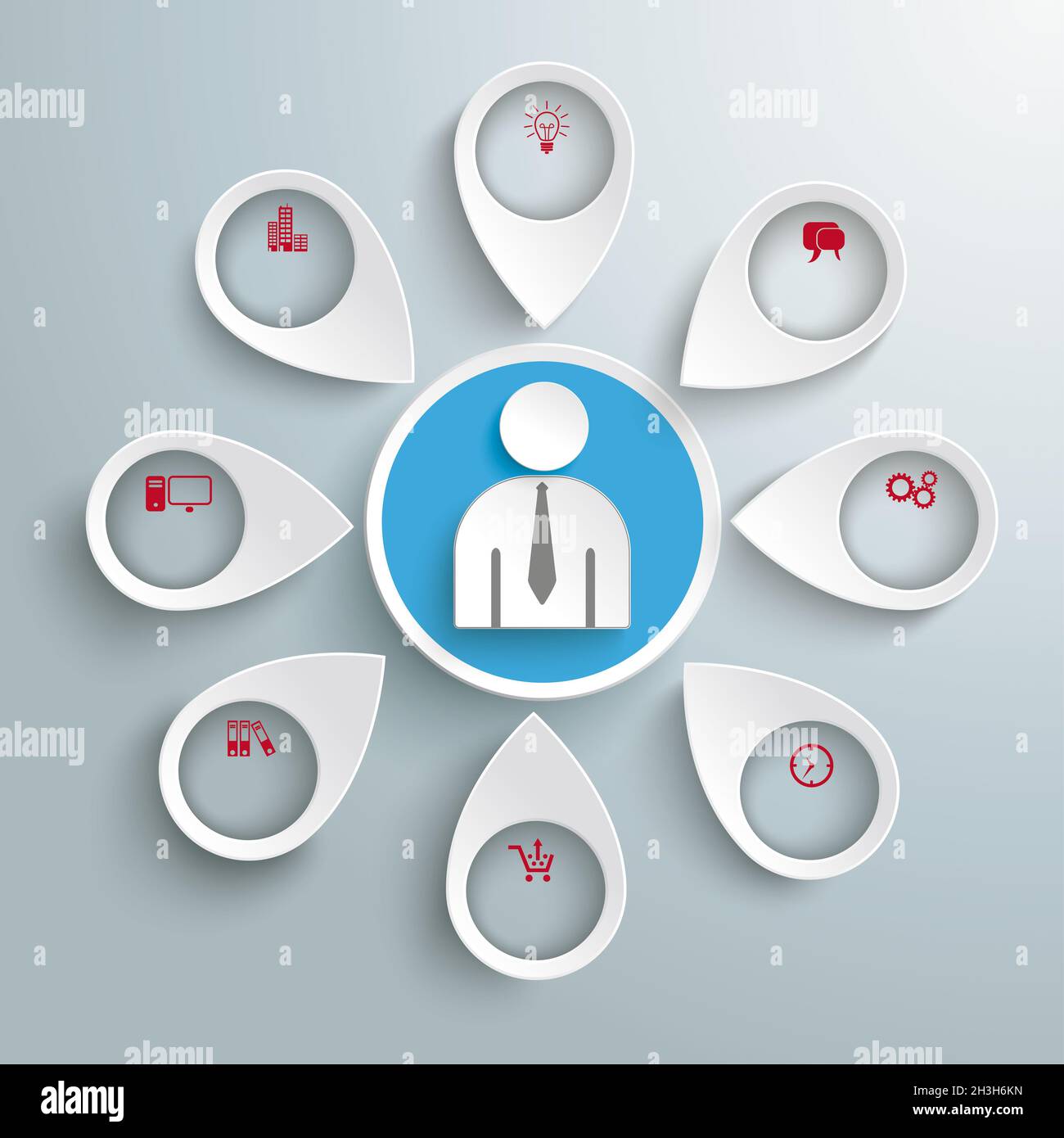 Modern map markers hi-res stock photography and images - Alamy