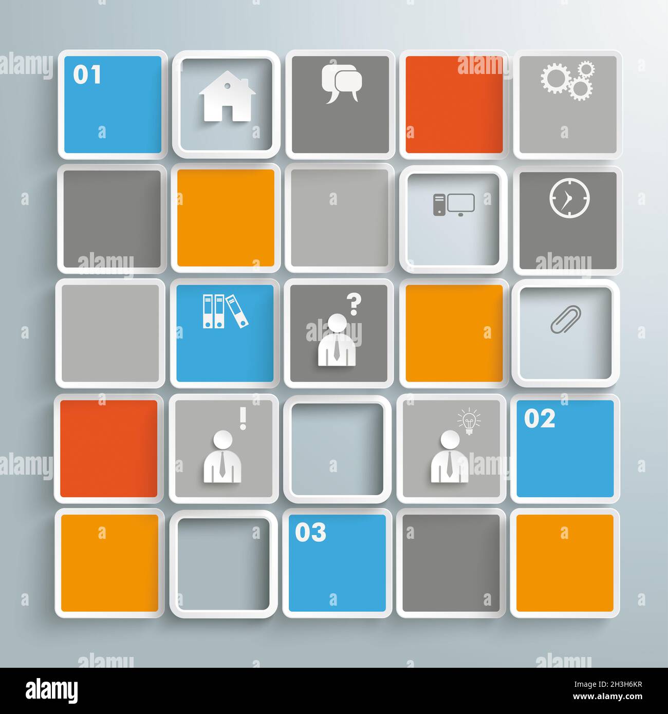 Small squares hi-res stock photography and images - Alamy