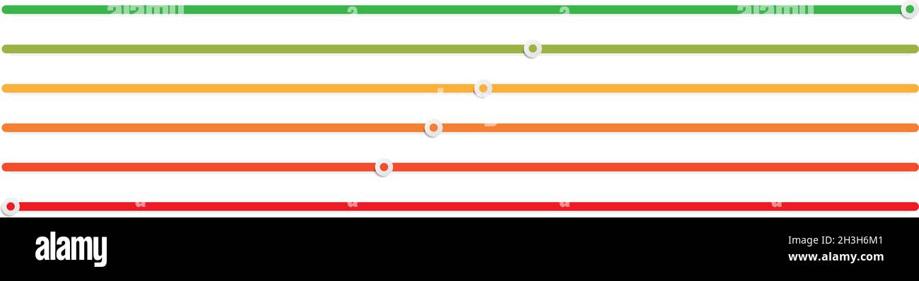 Adjuster, slider, tuner, fader bars with levers, knobs - stock vector ...