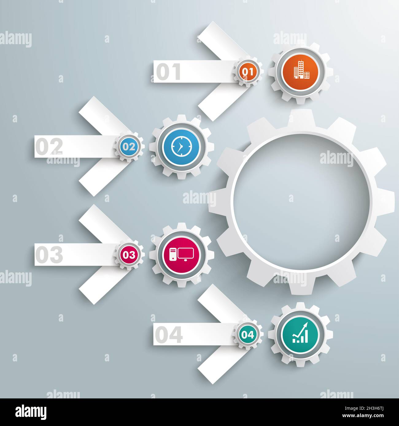 3d machine gears clock vector hi-res stock photography and images - Alamy