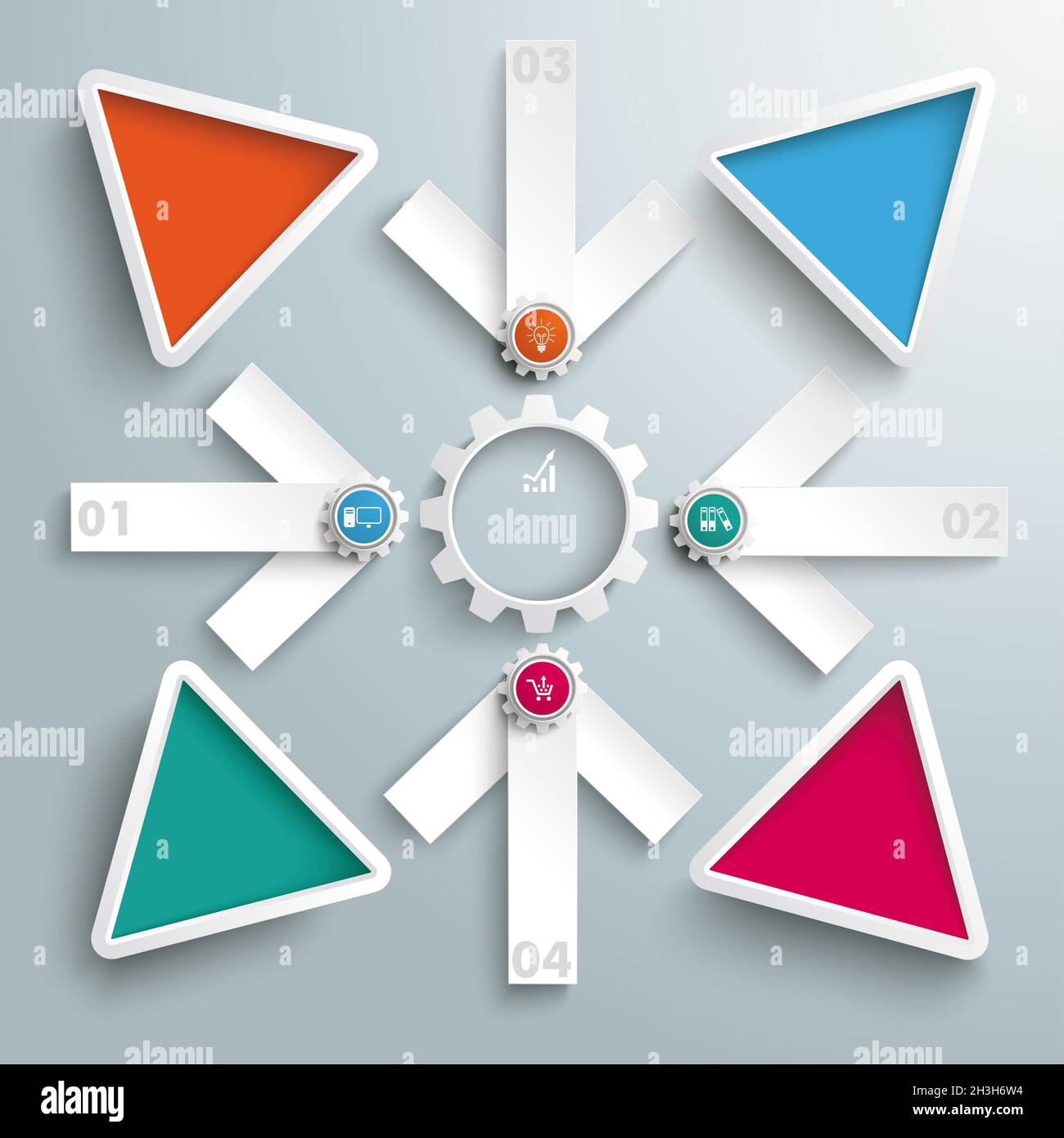 Four triangles hi-res stock photography and images - Alamy