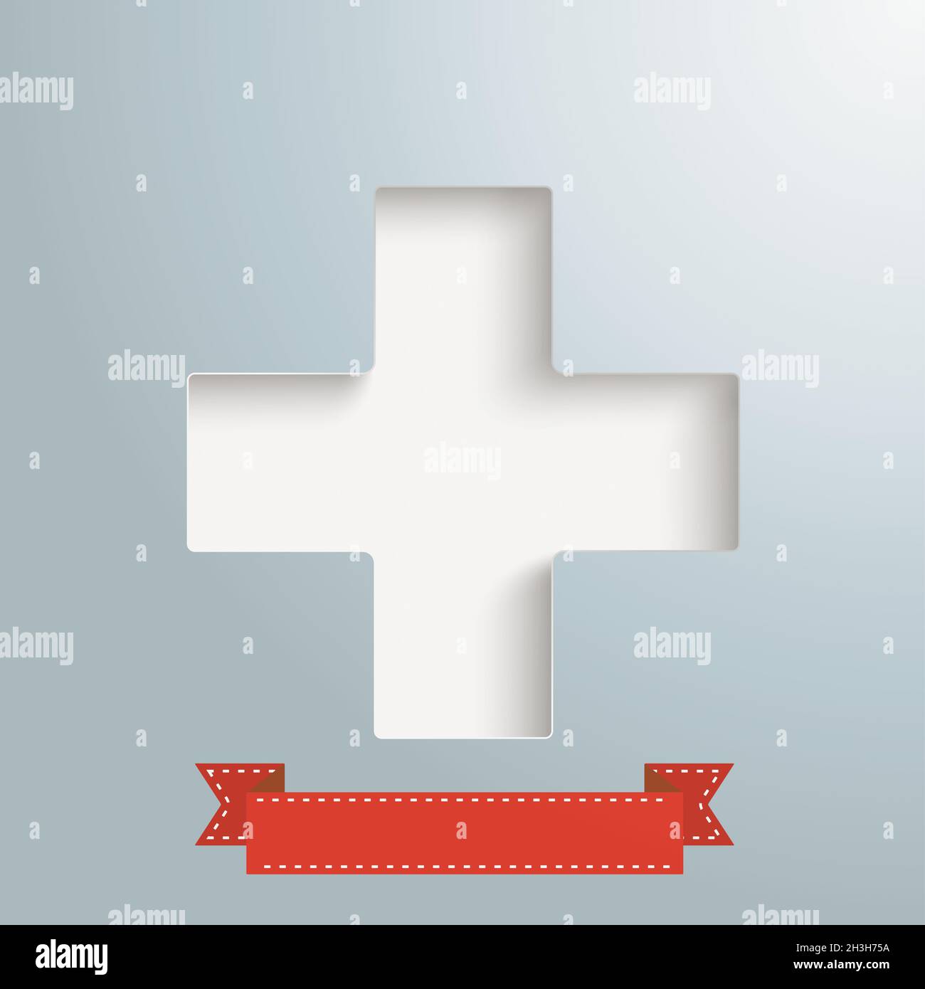 Modern white cross hi-res stock photography and images - Alamy