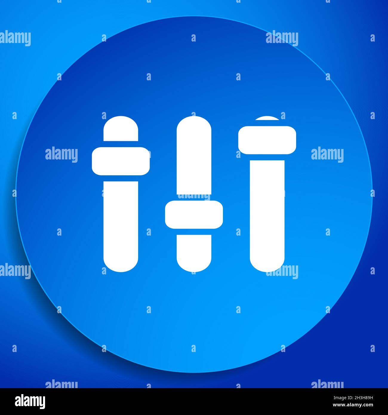 Adjuster, slider, tuner, fader bars with levers, knobs - stock vector ...