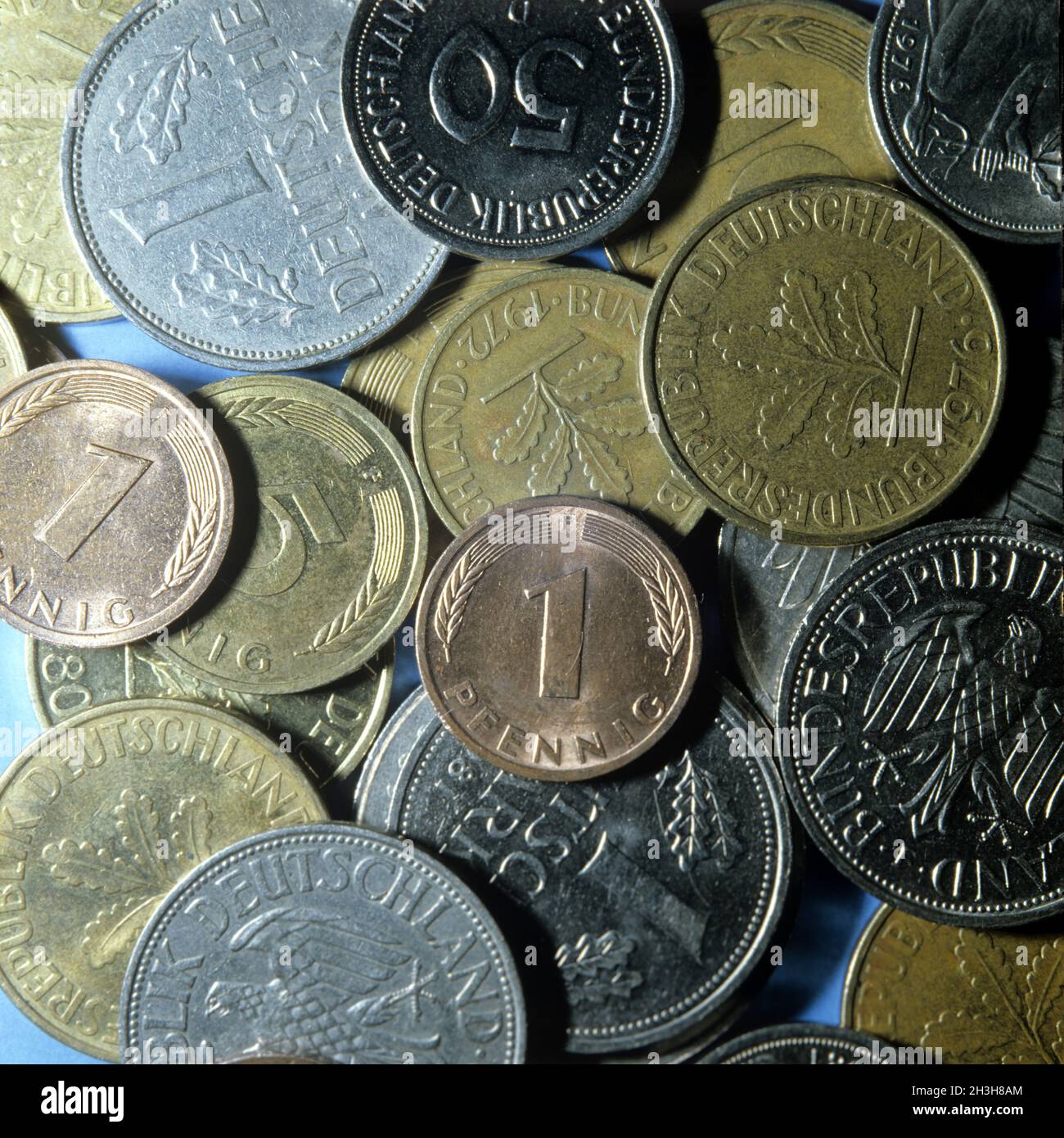 German coins hi-res stock photography and images - Alamy