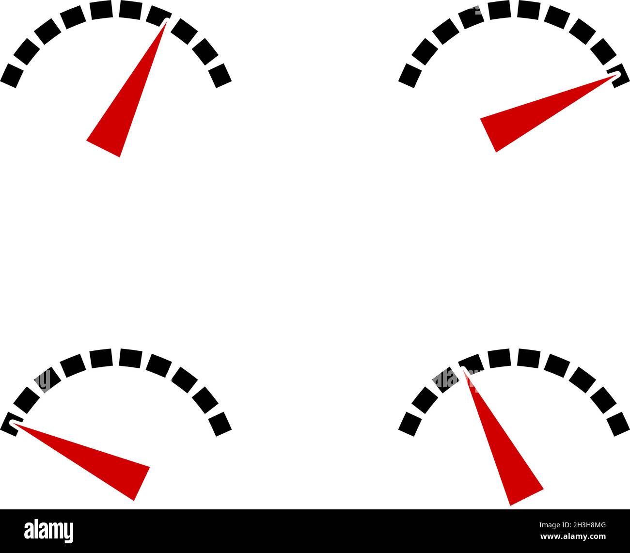 Meter, metre, gauge element for measurement, progress indicator ...
