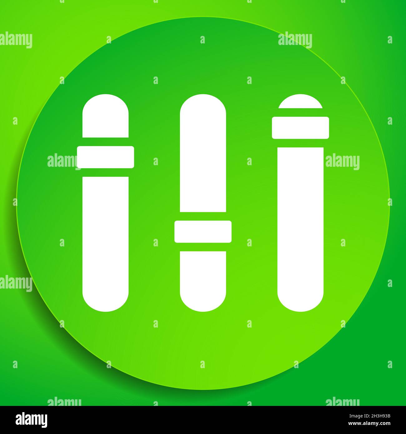 Adjuster, slider, tuner, fader bars with levers, knobs - stock vector ...