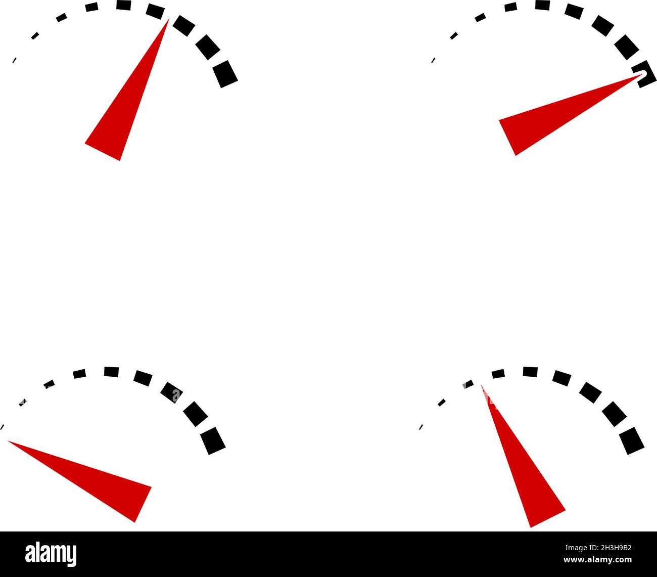 Meter, metre, gauge element for measurement, progress indicator ...