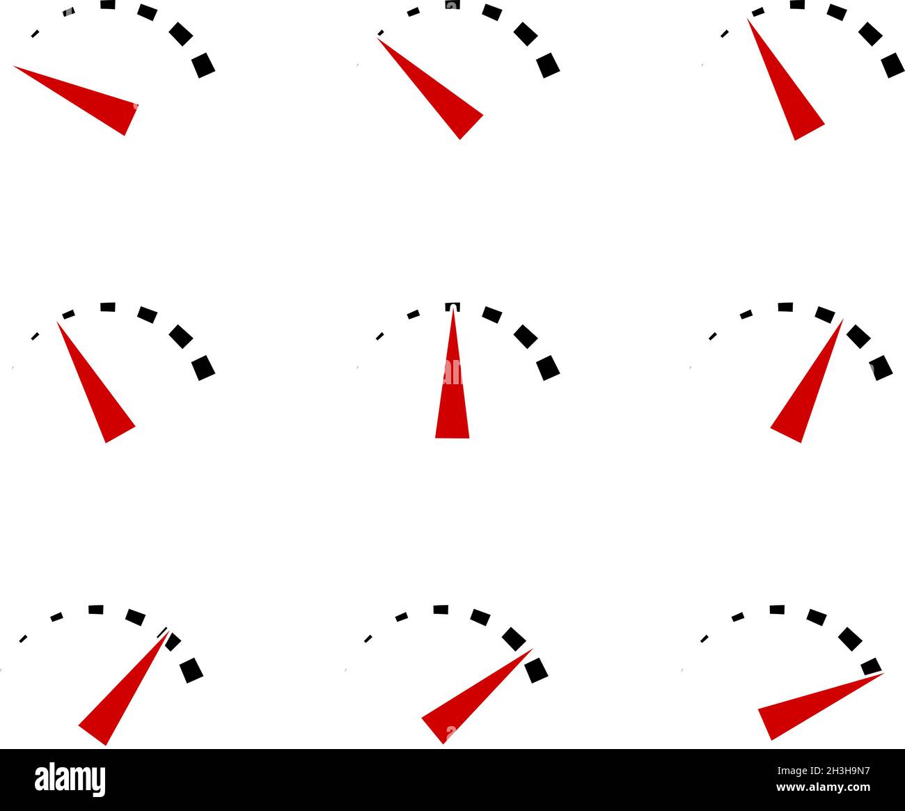 Meter, metre, gauge element for measurement, progress indicator ...