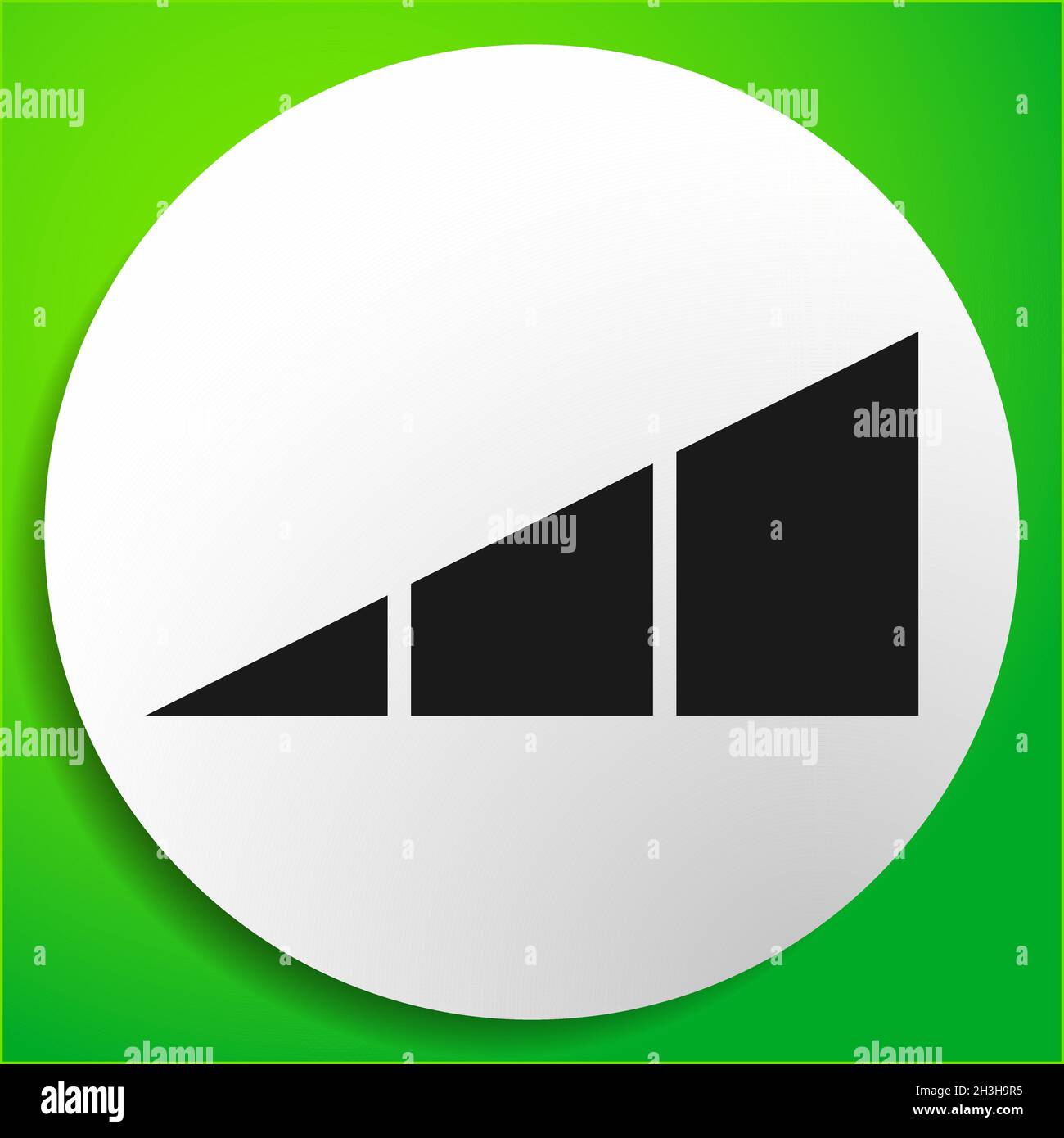 LEvel, progress indicator icon. Meter, gauge, yardstick symbol - stock ...