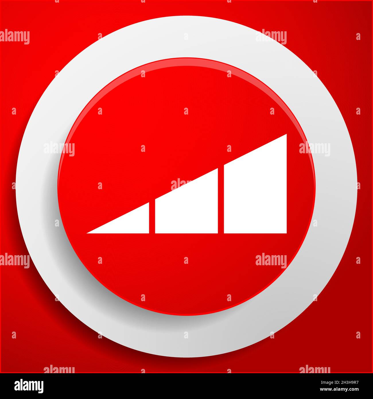 LEvel, progress indicator icon. Meter, gauge, yardstick symbol - stock ...