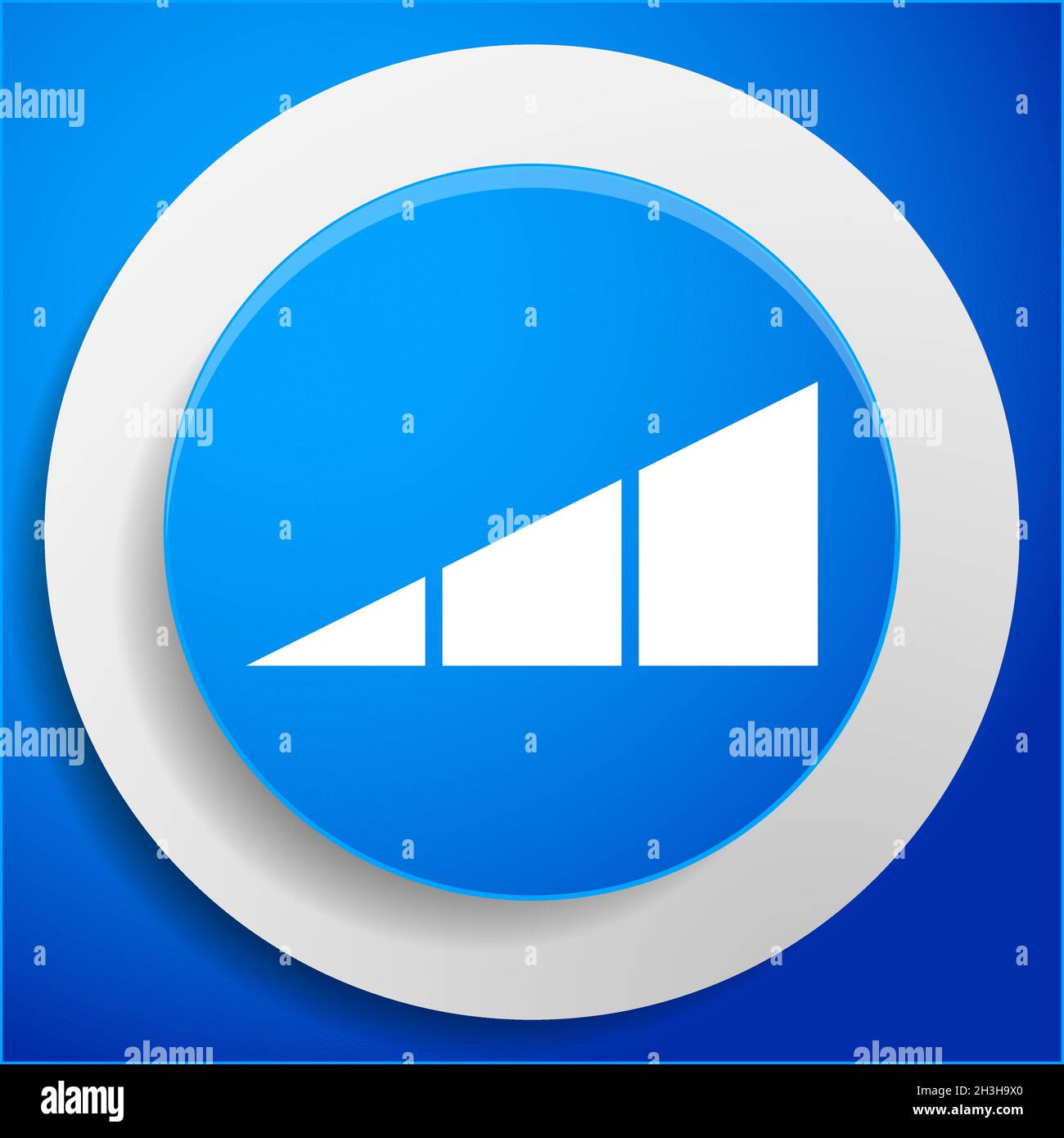 LEvel, progress indicator icon. Meter, gauge, yardstick symbol - stock ...