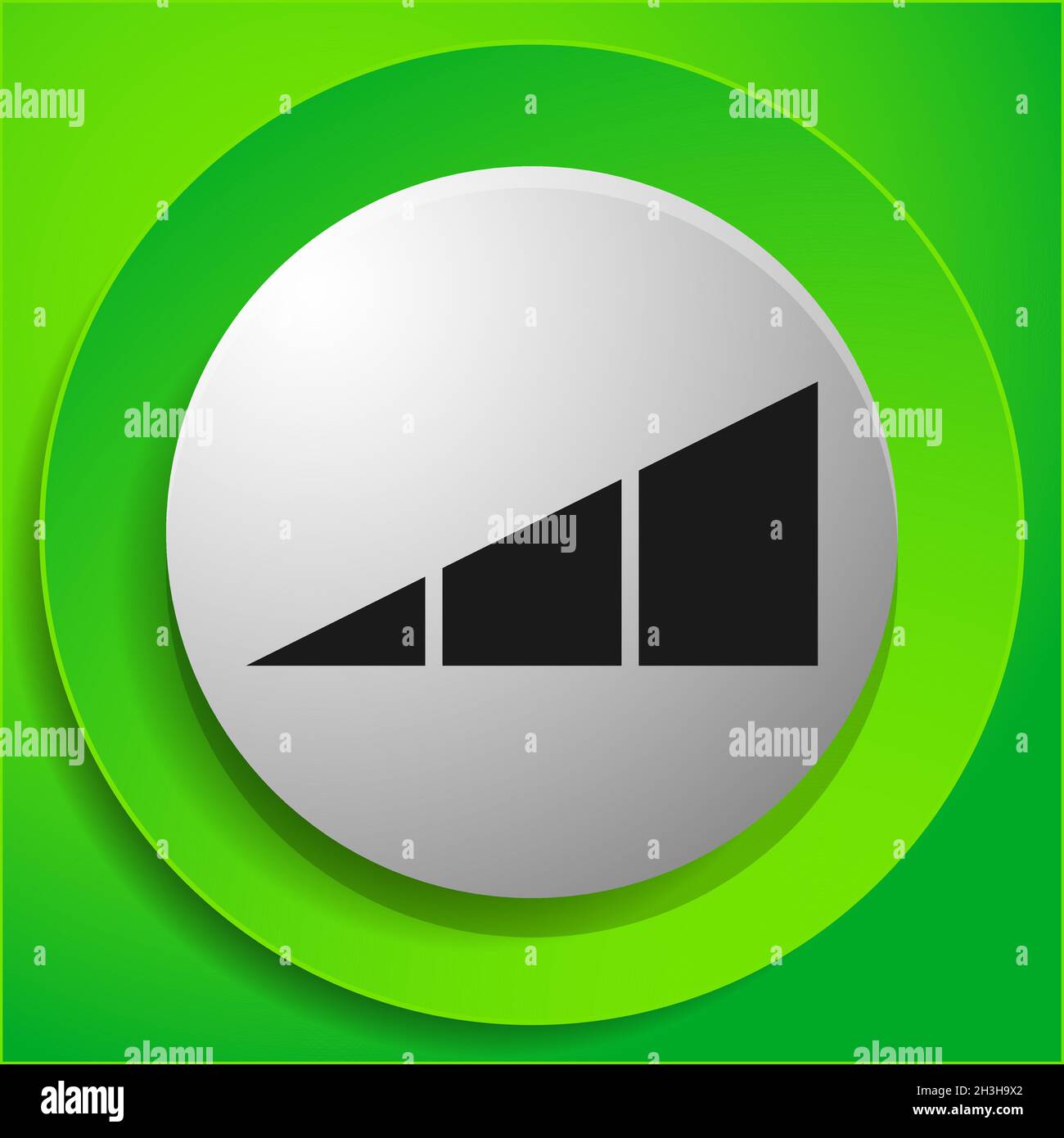LEvel, progress indicator icon. Meter, gauge, yardstick symbol - stock ...