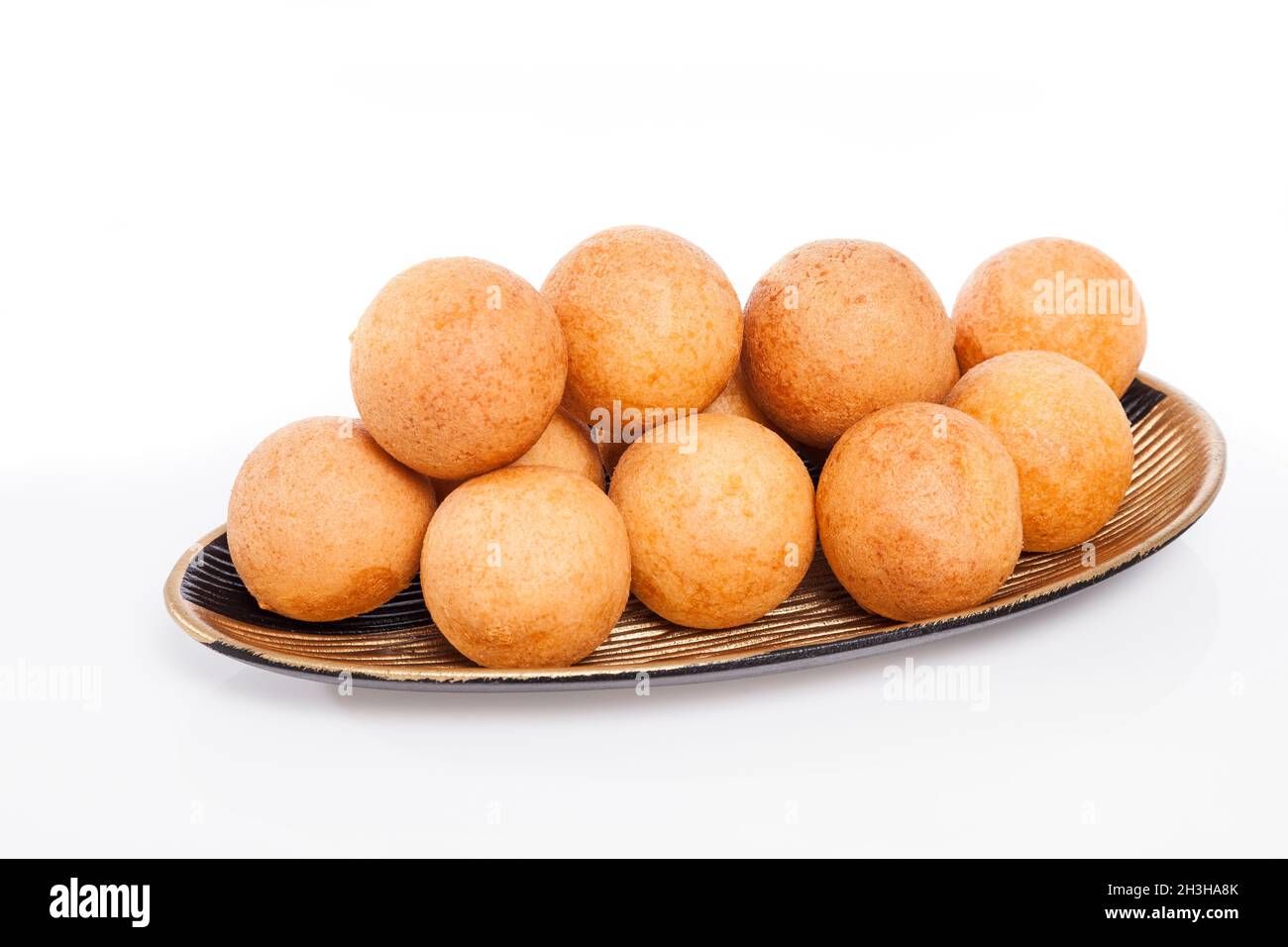 Fritter Traditional Colombian Food; Photo On White Background Stock ...