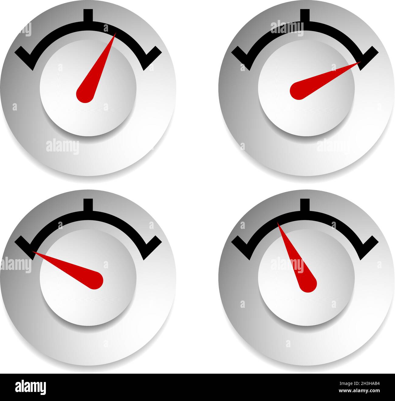 Meter, metre, gauge element for measurement, progress indicator ...