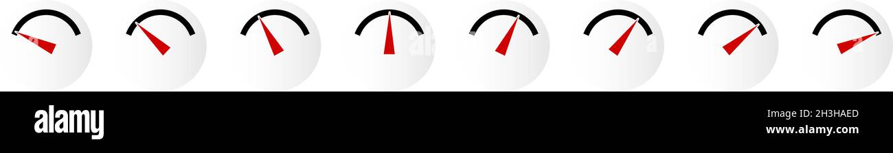 Meter, metre, gauge element for measurement, progress indicator ...