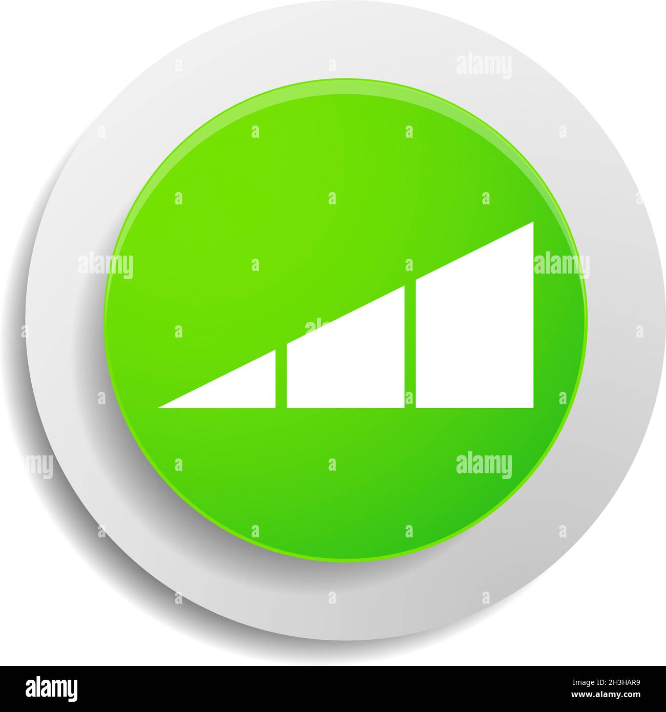 LEvel, progress indicator icon. Meter, gauge, yardstick symbol - stock ...
