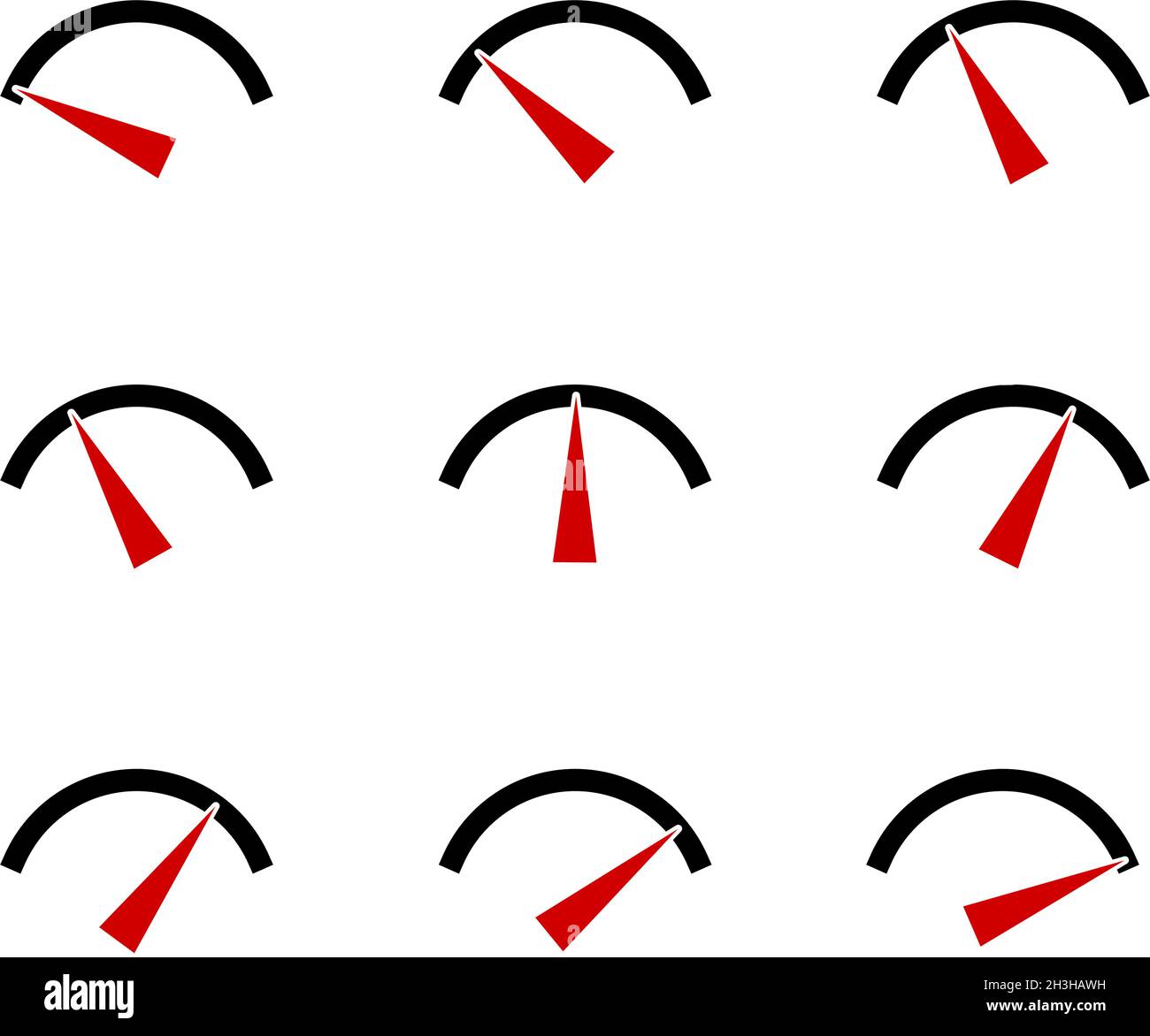 Meter, metre, gauge element for measurement, progress indicator ...