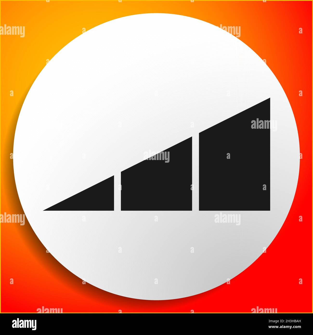 LEvel, progress indicator icon. Meter, gauge, yardstick symbol - stock ...