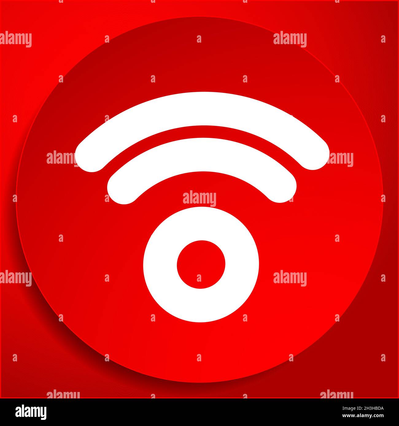 Cordless / Wireless connection, Wifi signal symbol, icon for telecom ...
