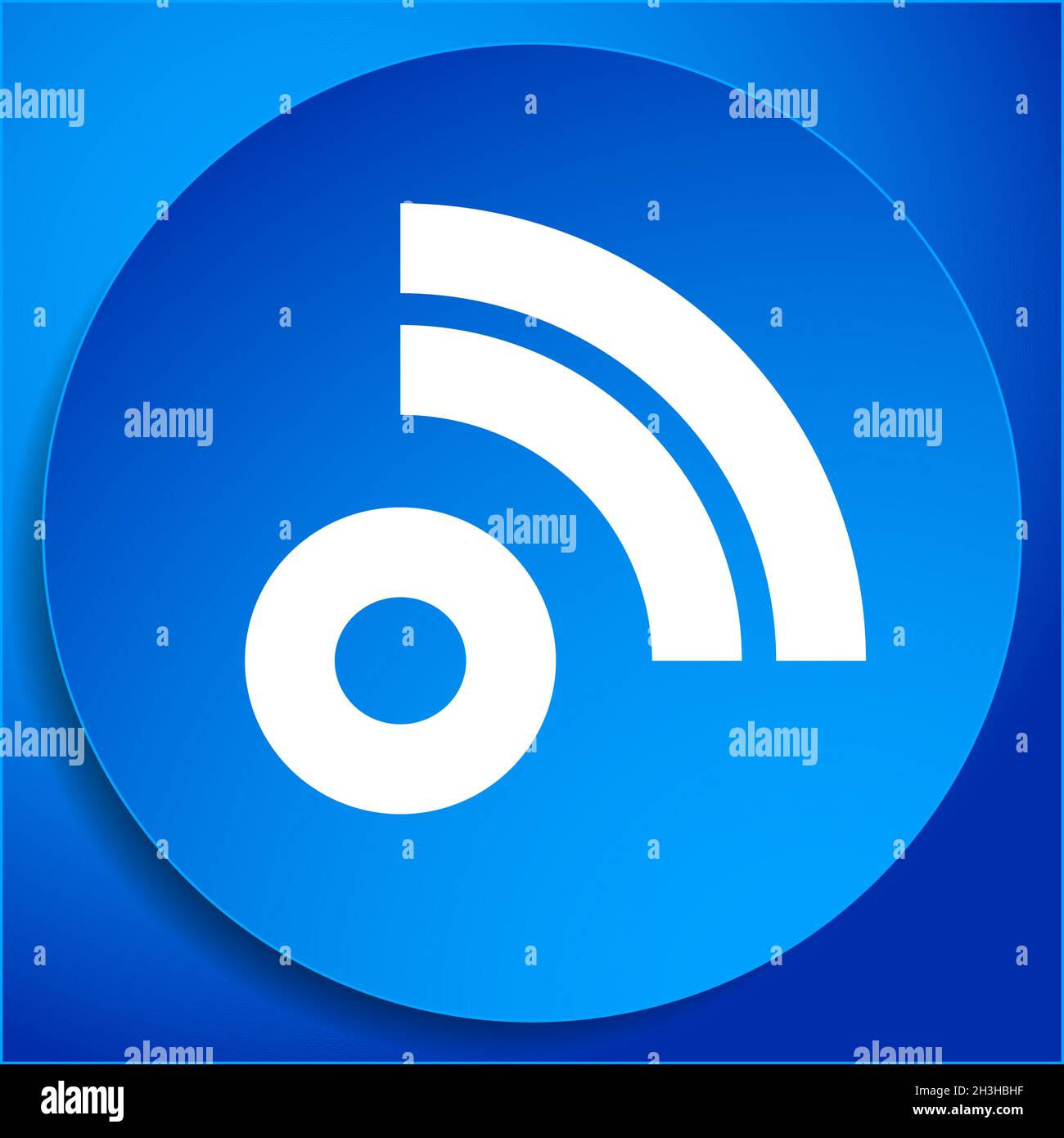 Cordless / Wireless connection, Wifi signal symbol, icon for telecom ...