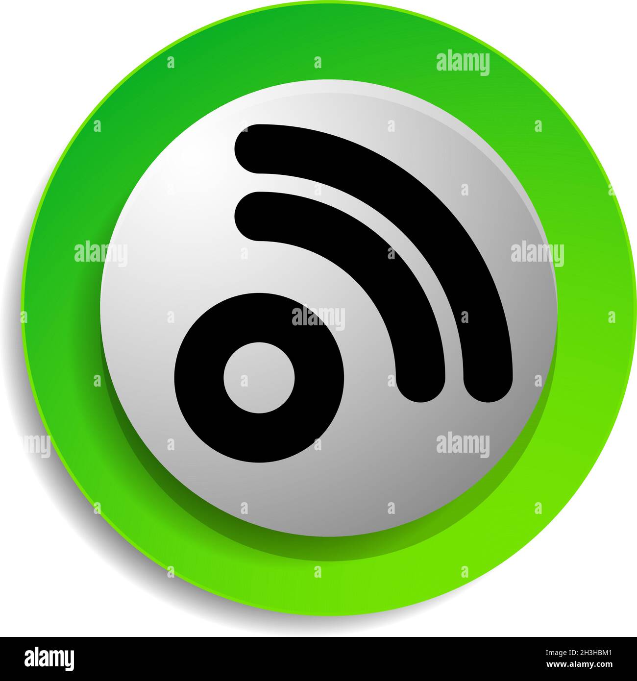 Cordless / Wireless connection, Wifi signal symbol, icon for telecom ...