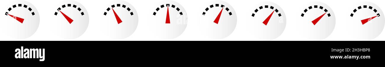 Meter, metre, gauge element for measurement, progress indicator ...