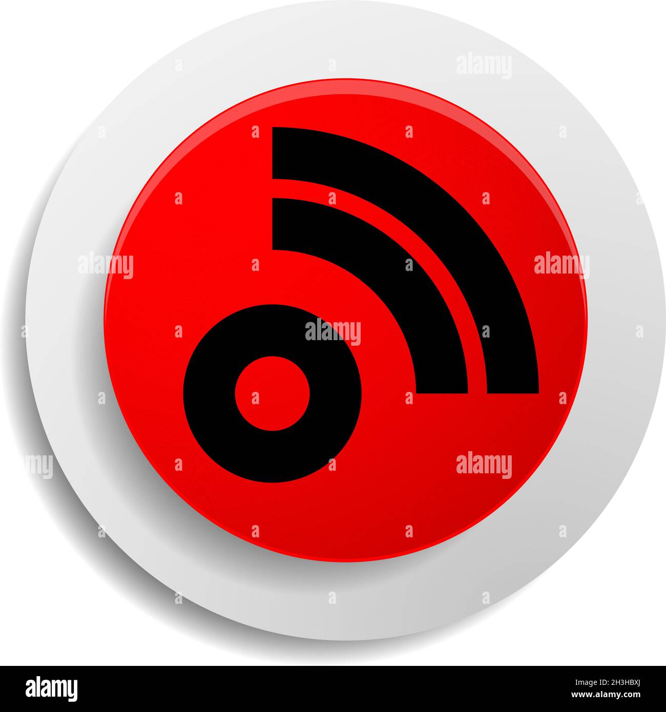 Cordless / Wireless connection, Wifi signal symbol, icon for telecom ...