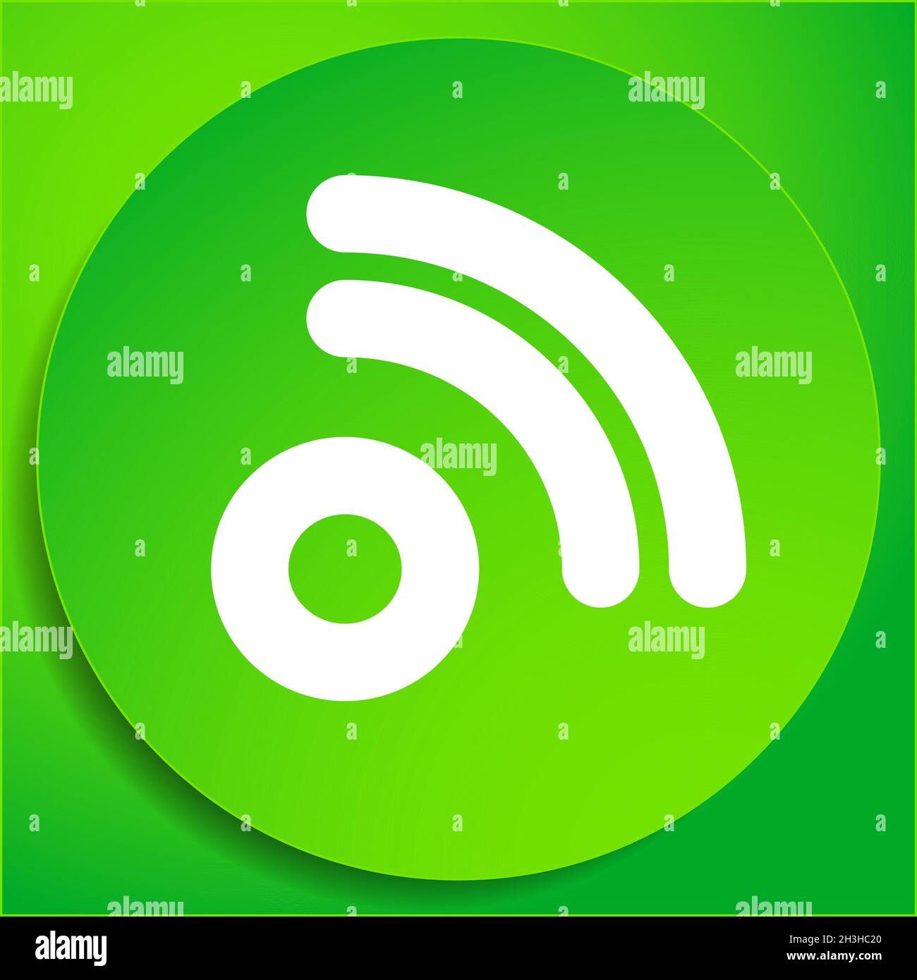Cordless / Wireless connection, Wifi signal symbol, icon for telecom ...