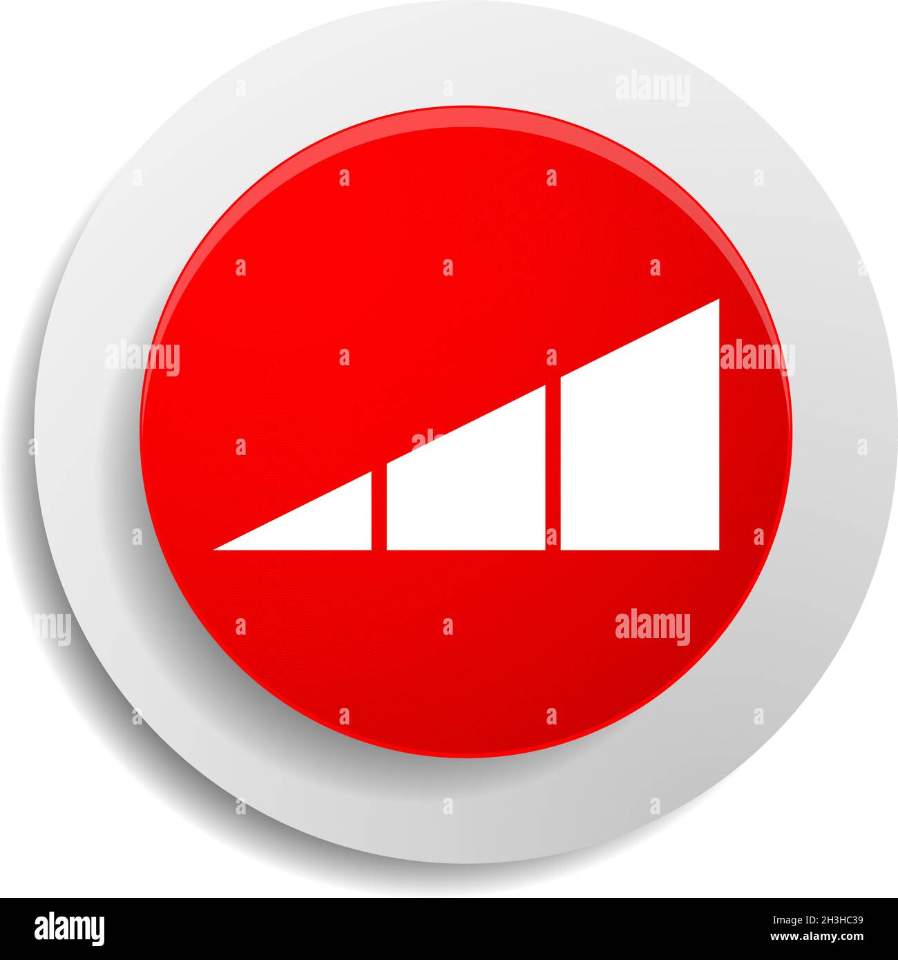 LEvel, progress indicator icon. Meter, gauge, yardstick symbol - stock ...