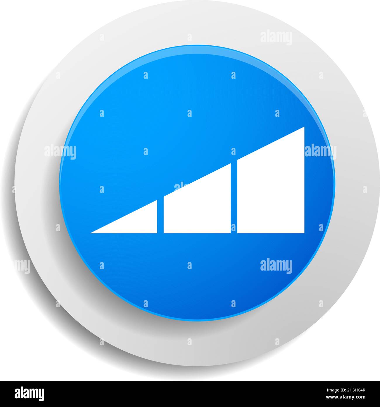 LEvel, progress indicator icon. Meter, gauge, yardstick symbol - stock ...